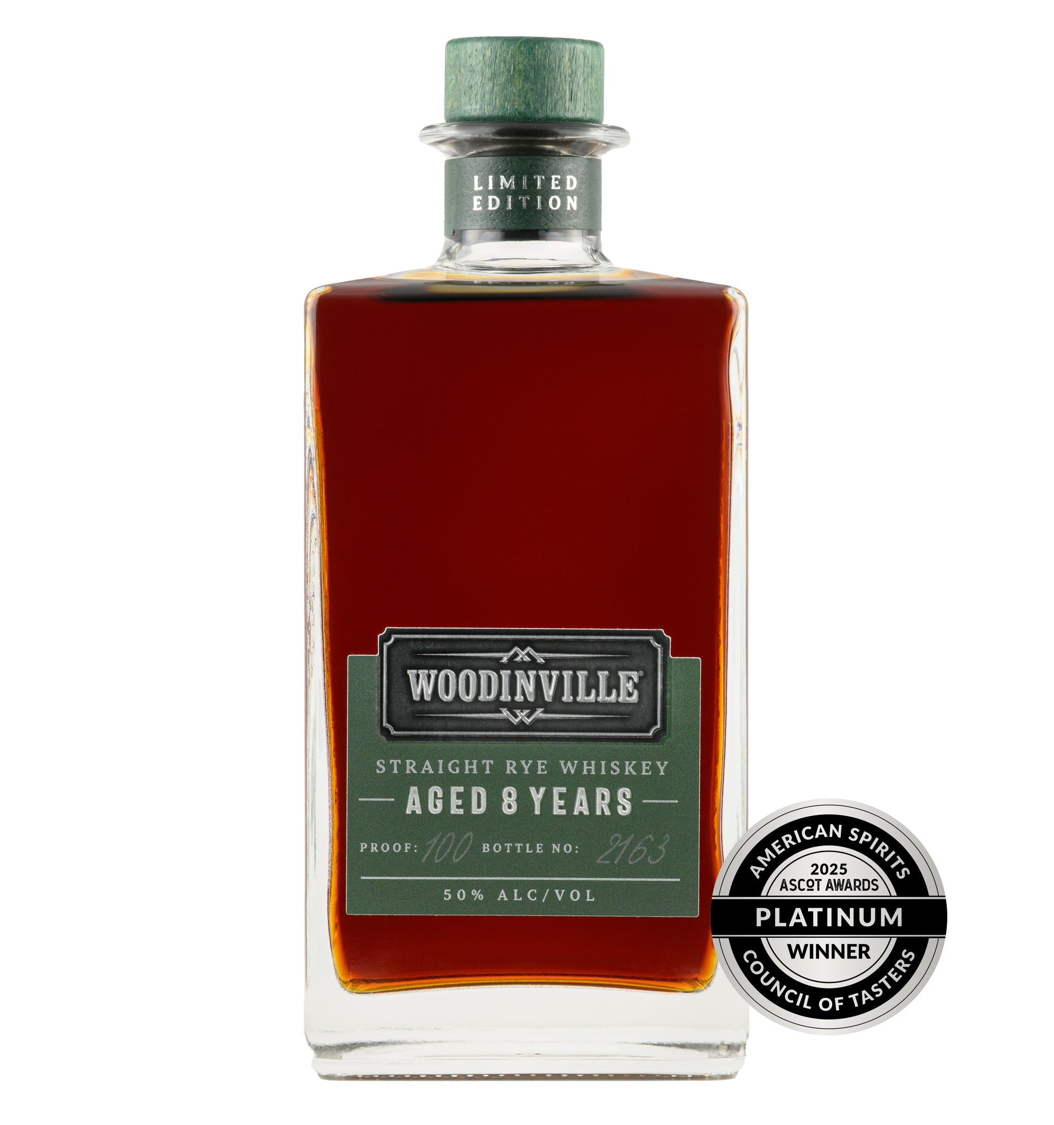 Straight 100% Rye, Aged 8 Years – Woodinville Whiskey Co.